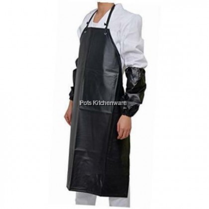 Homeline PVC Waterproof Oil Proof Butcher Apron Apron Kerja Kalis Air ...
