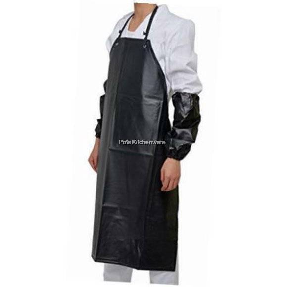 Homeline PVC Waterproof Oil Proof Butcher Apron Apron Kerja Kalis Air ...