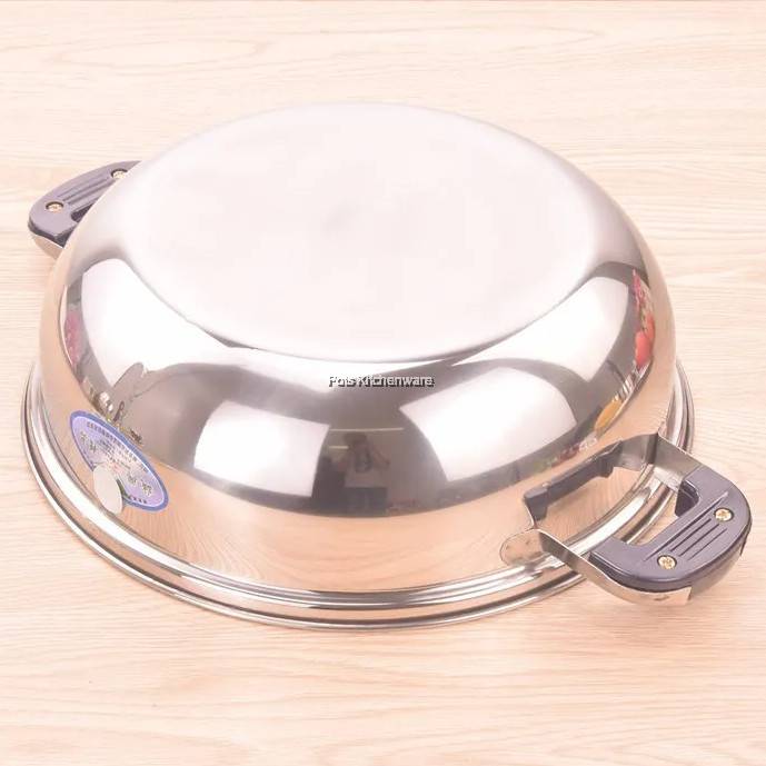 Toffi Stainless Steel 2 in 1 Induction Steamboat Pot Shabu Hot Pot ...