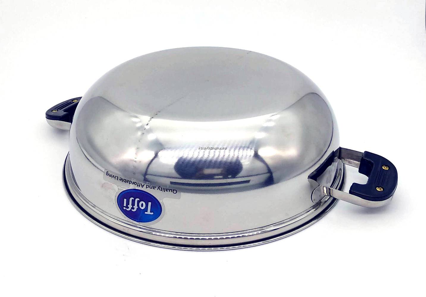 Toffi Stainless Steel Steamboat Pot with Glass/Steel Lid with/without ...