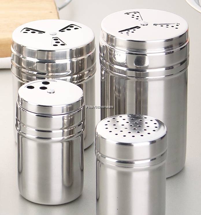Toffi Stainless Steel Seasoning Condiment Sugar Pepper Cheese Powder ...