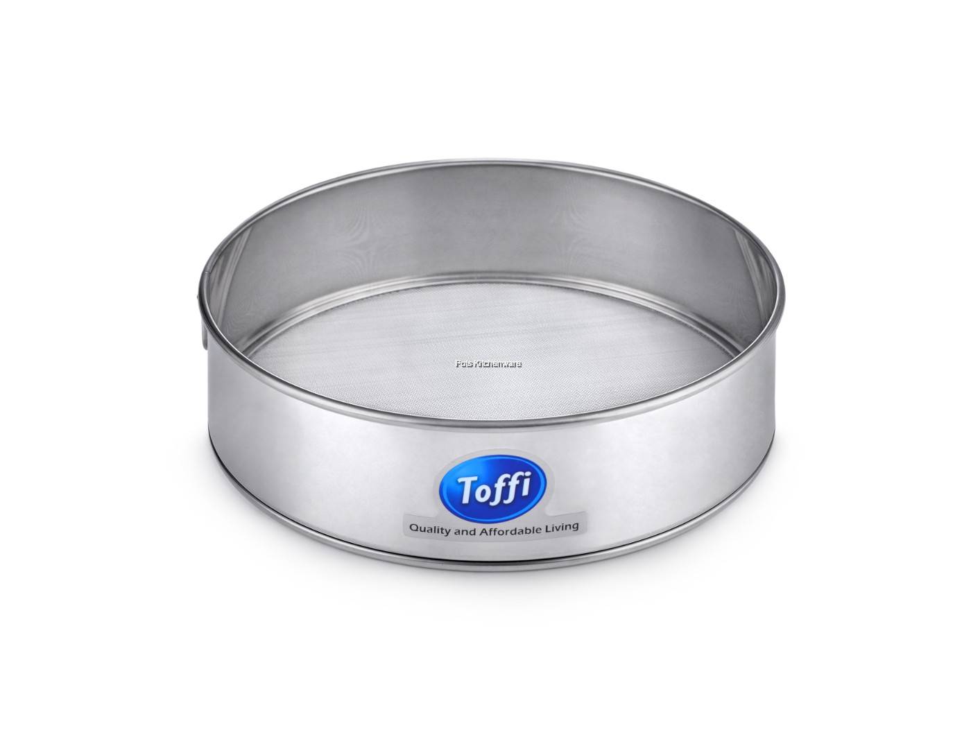 Toffi High Quality Stainless Steel Fine Mesh Flour Strainer Flour Sieve ...