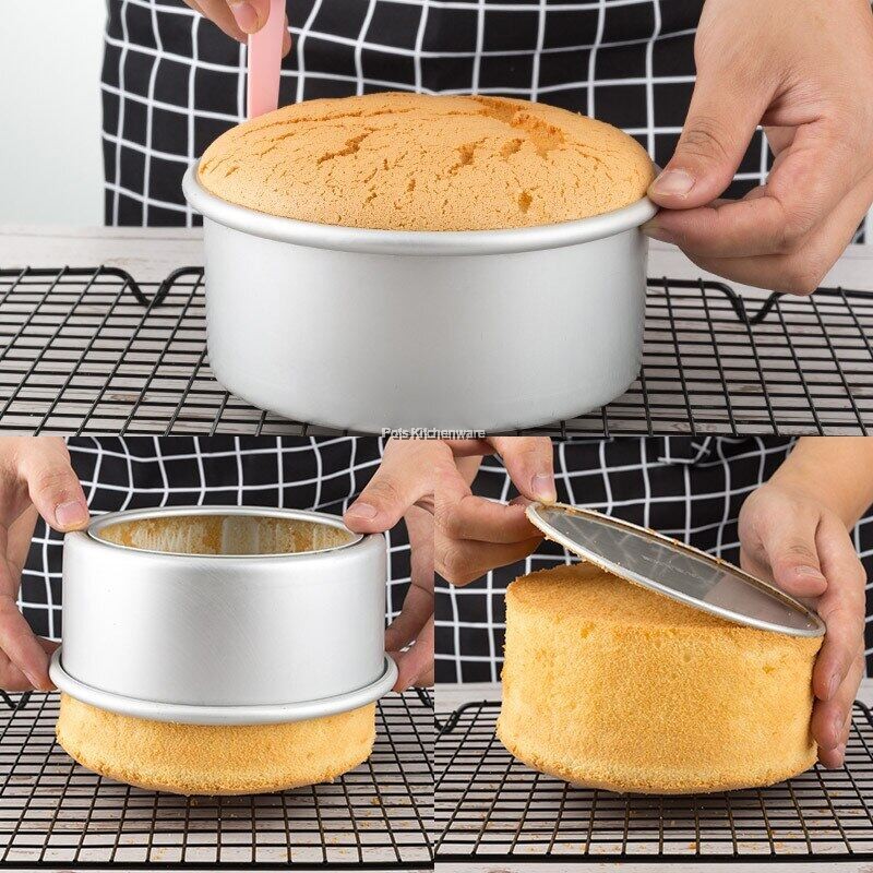 Aluminum Loose Base Round Cake Mold Round Baking Pan Removable Base ...