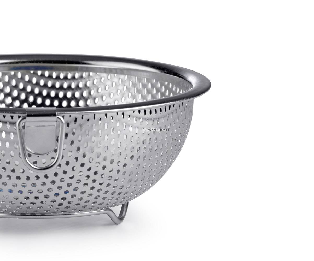 Toffi Stainless Steel Dish Drainer Vegetable Strainer Fruits Colander ...