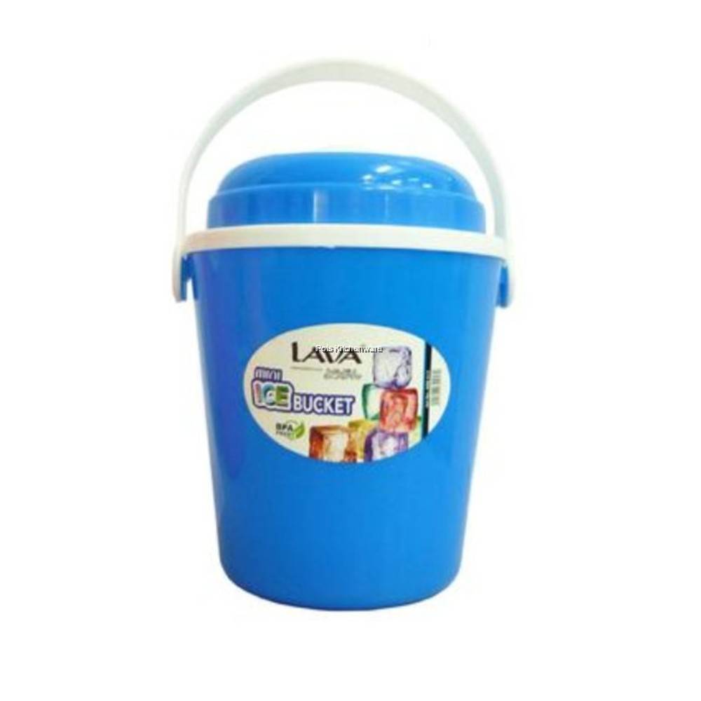 Lava 700ml Mini Ice Bucket Drinks Storage Container with Straw Hole ...