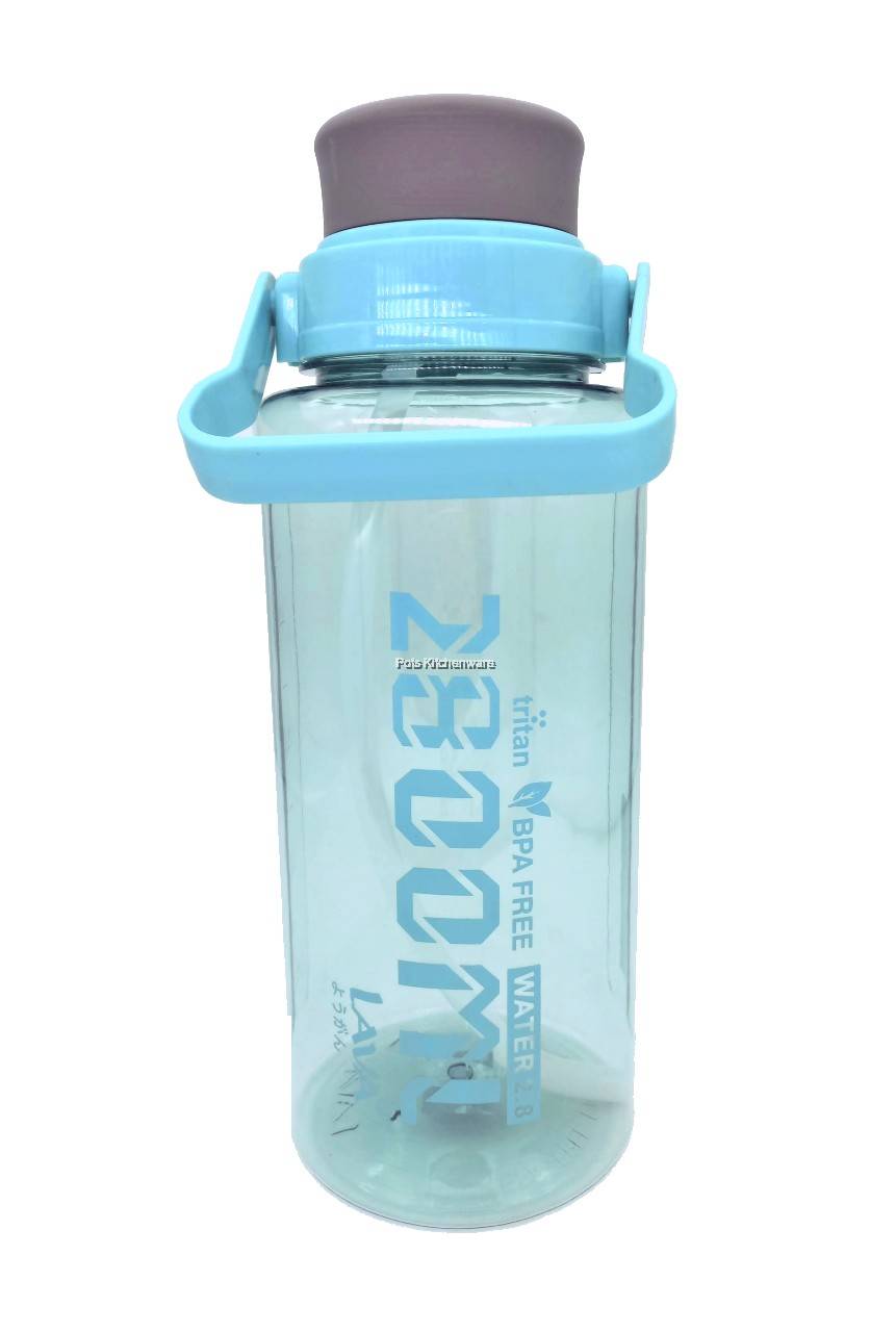 2L / 2.8L Lava BPA-Free Tritan Water Bottle Drinking Tumbler with Straw Handle Botol Air Besar ...