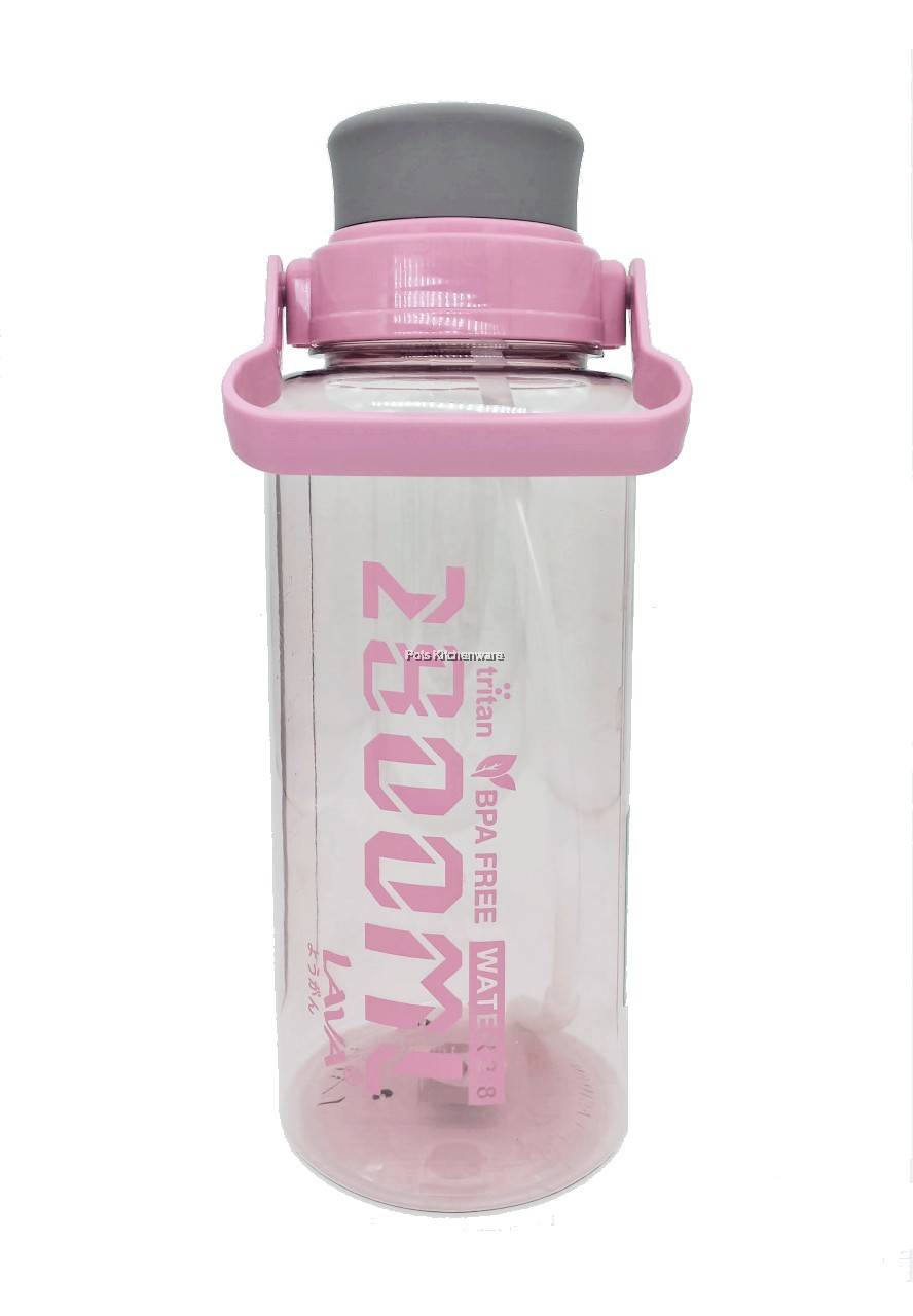 2L / 2.8L Lava BPA-Free Tritan Water Bottle Drinking Tumbler with Straw Handle Botol Air Besar ...