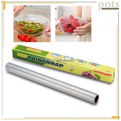 Top Point 45cm x 30m PE Plastic Food Wrap Cling Film Gulungan Plastik ...