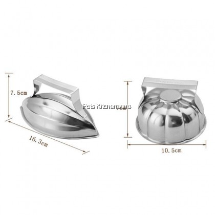 Japanese Style Stainless Steel 18.8 Rice Mold Omurice Mold Omelette ...