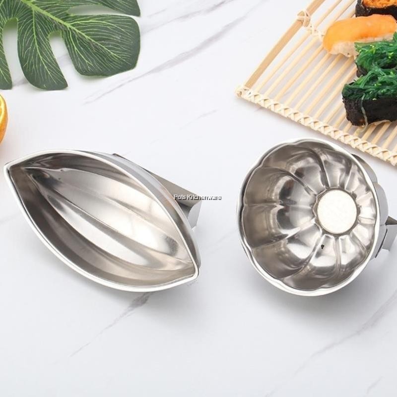 Japanese Style Stainless Steel 18.8 Rice Mold Omurice Mold Omelette ...