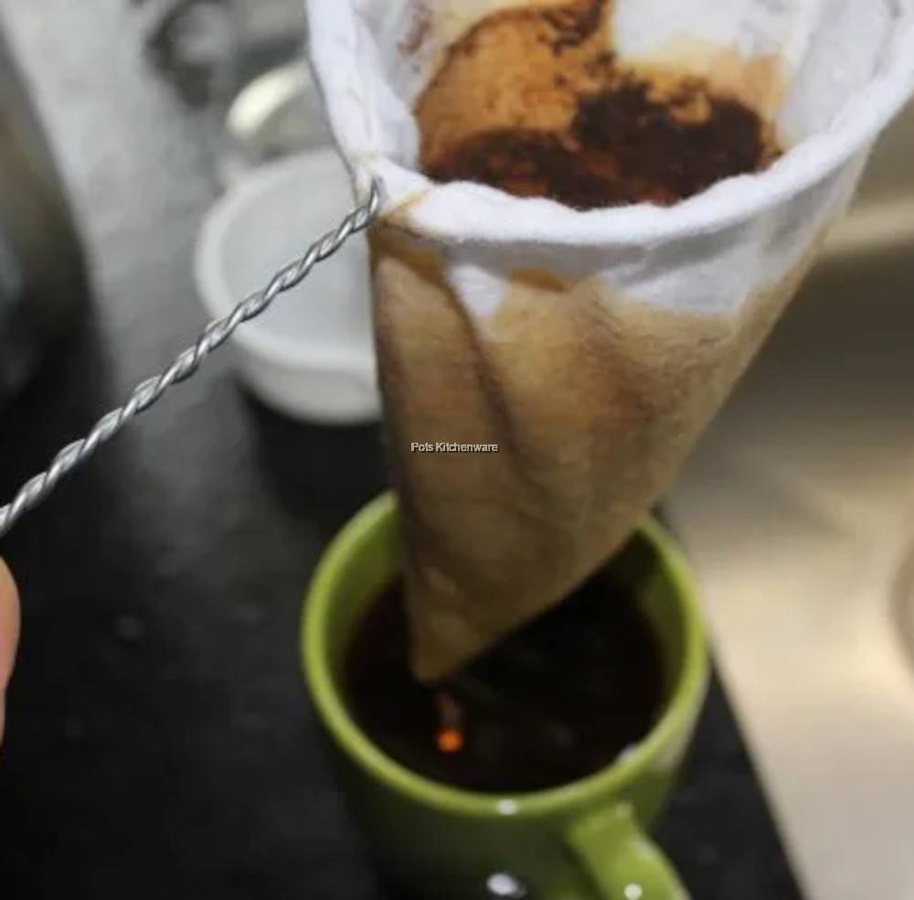 Hong Kong Style Milk Tea Coffee Sock Filter Bag with Handle Penapis ...