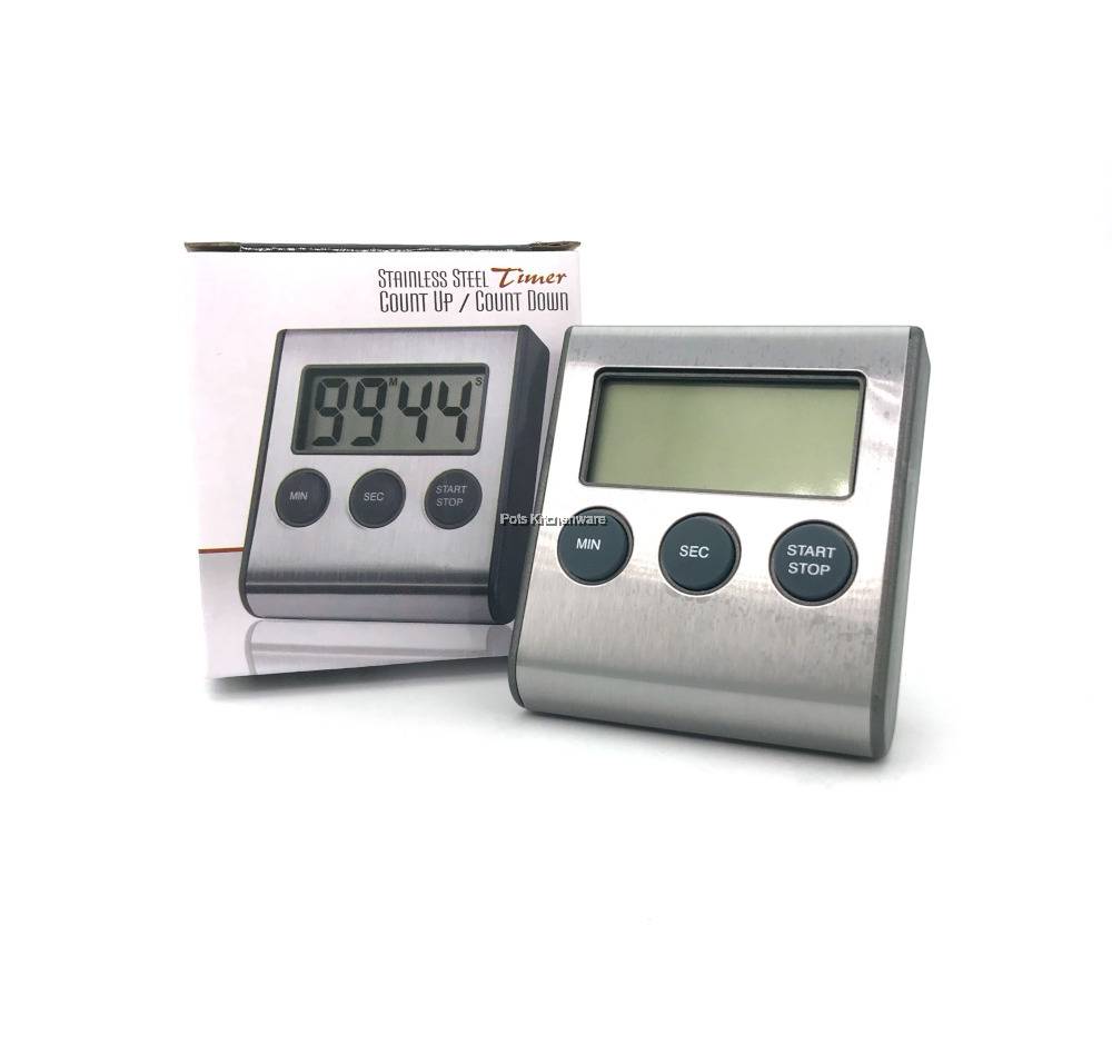 Stainless Steel Magnetic Digital Count Up / Count Down Timer - TM15