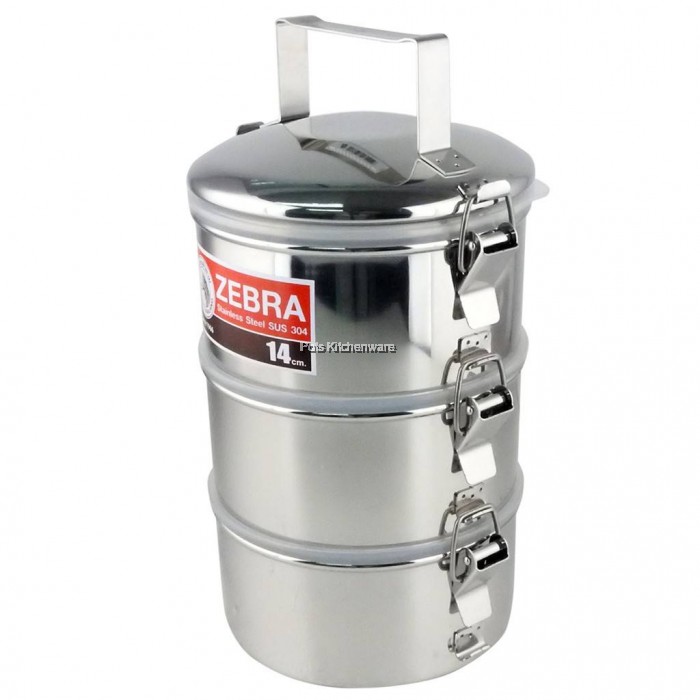 Zebra Stainless Steel SUS304 14cm Air-Tight Smart-Locking System Multi ...