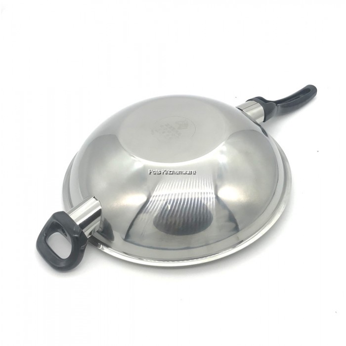 Zebra Stainless Steel SUS 304 Vitalux Plus IH Frying Pan (34cm) - Z176394