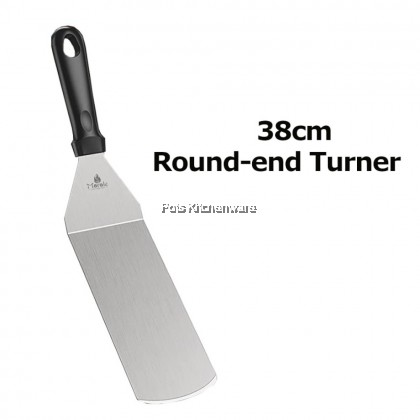 Stainless Steel Sudip Teppanyaki BBQ Grill Griddle Turner Slotted ...