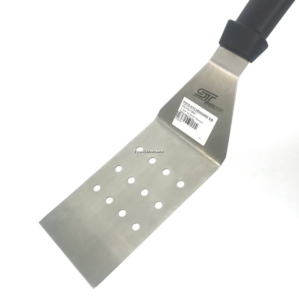 Stainless Steel Teppanyaki BBQ Grill Griddle Turner / Perforated Turner ...