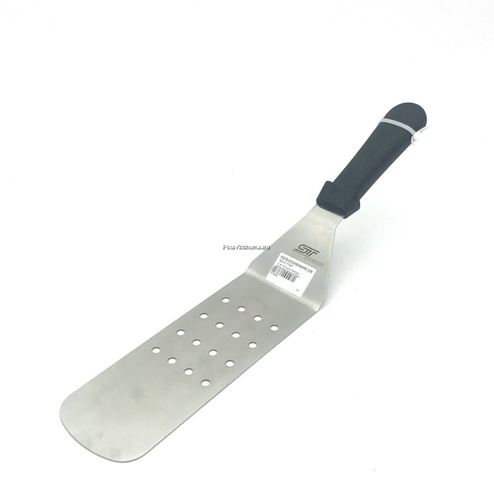 Stainless Steel Teppanyaki BBQ Grill Griddle Turner / Perforated Turner ...