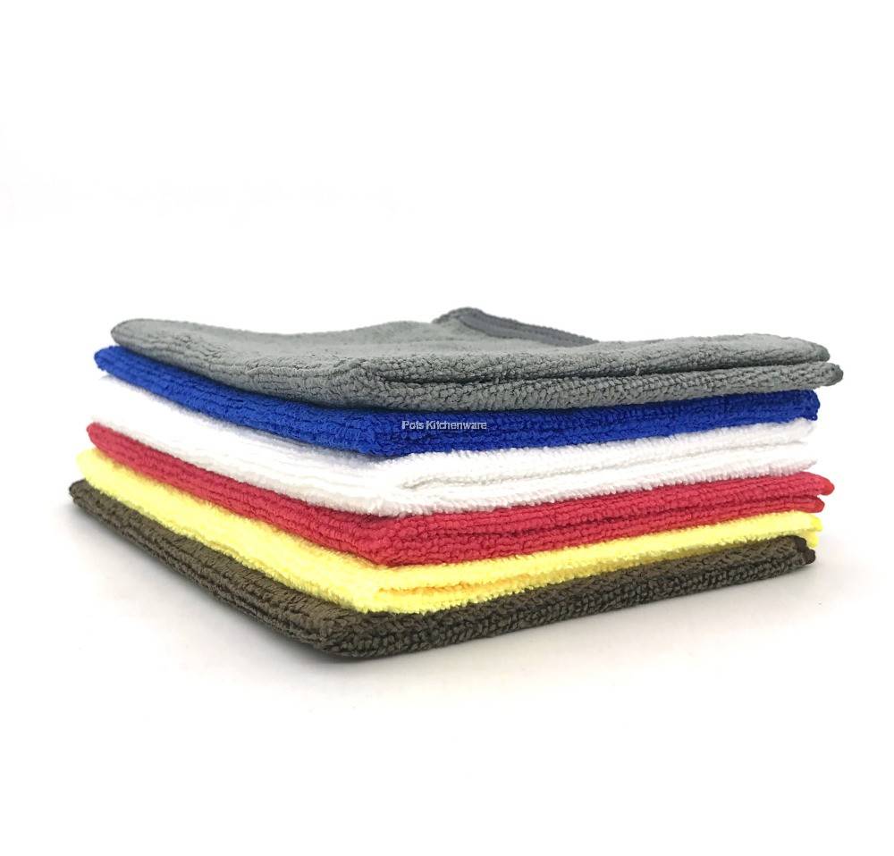 2pcs Homeline Ultra Absorbent Microfiber Towel Window Cleaning Table ...