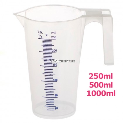BPA Free Plastic PP Transparent Measuring Jug Measue Scale Jar Jug Ukur ...