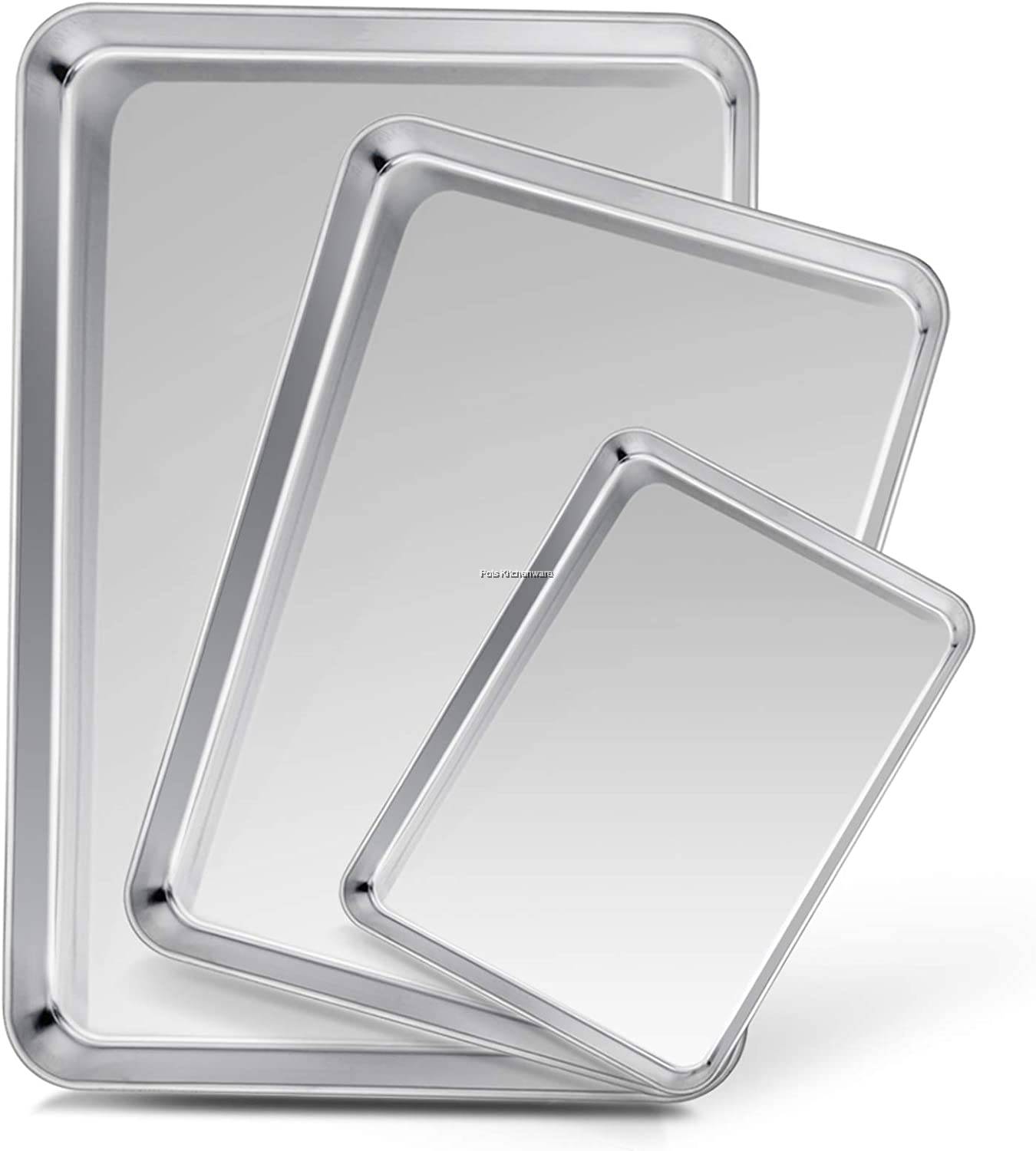 Elegant Stainless Steel Rectangular Cooking Dish Plate Baking Tray ...