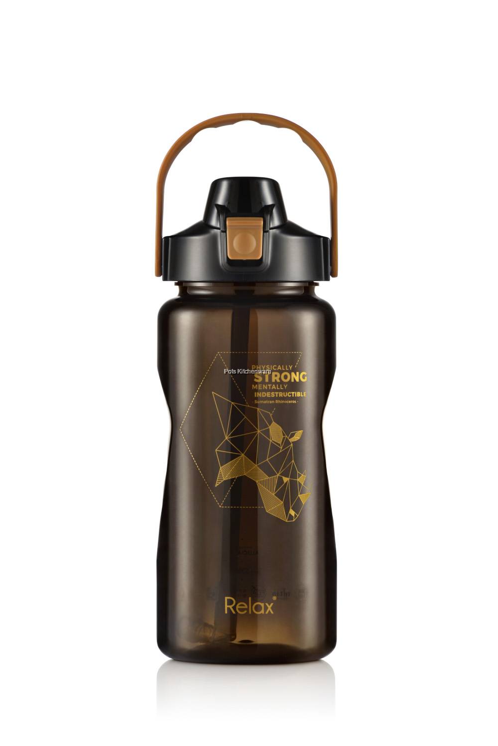 Relax Tritan BPA Free with Straw Big Capacity Sports Water Bottle Tumbler Botol Air Besar ...