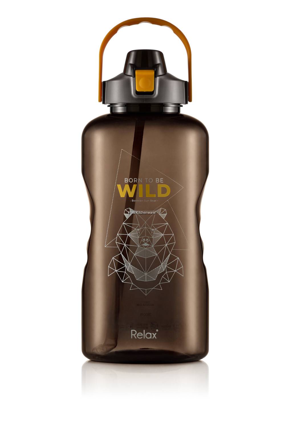 Relax Tritan BPA Free with Straw Big Capacity Sports Water Bottle Tumbler Botol Air Besar ...