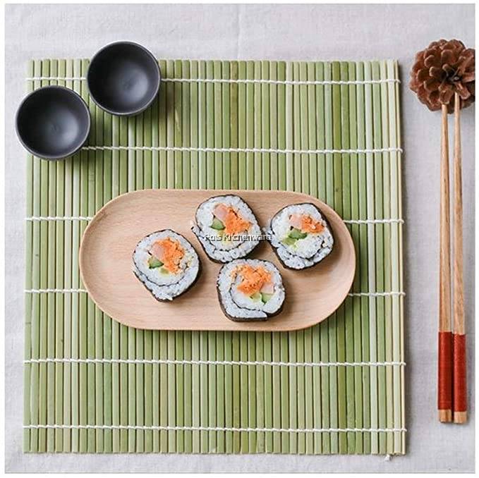 Premium Grade Heavy Duty Bamboo Sushi Rice Rolling Mat Sushi Roller ...
