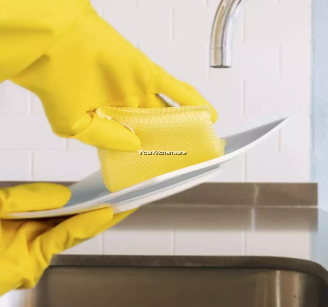 3pcs Rayaco Cleaning Net Sponge Scouring Pad Sponge Basuh Pinggan Dapur ...