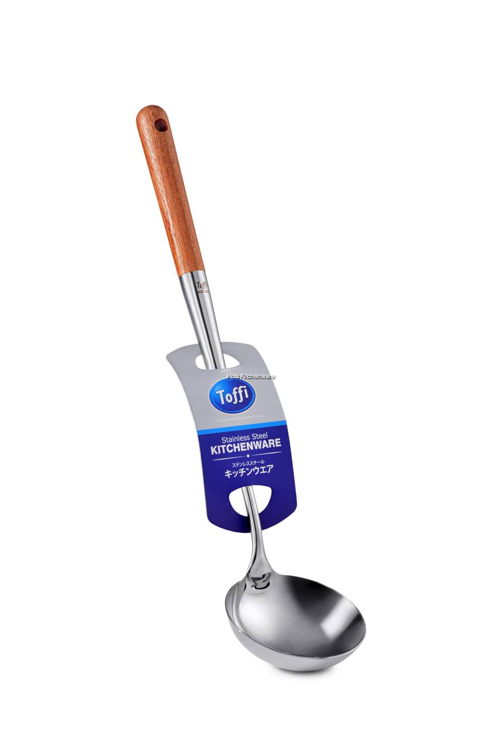 Toffi Stainless Steel SUS304 Wooden Handle Heavy Duty Asian Turner ...