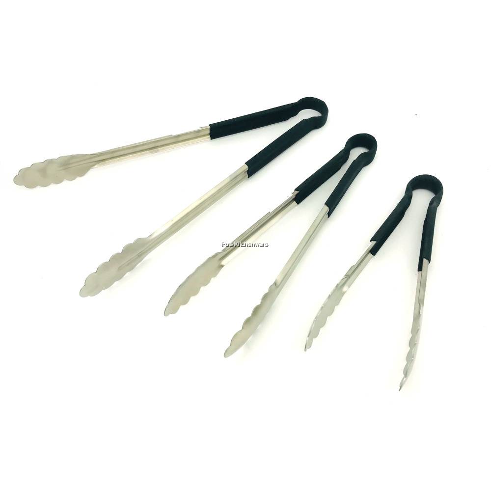 stainless Steel Heavy Duty Kitchen Food Tong Kitchen BBQ Clipper ...