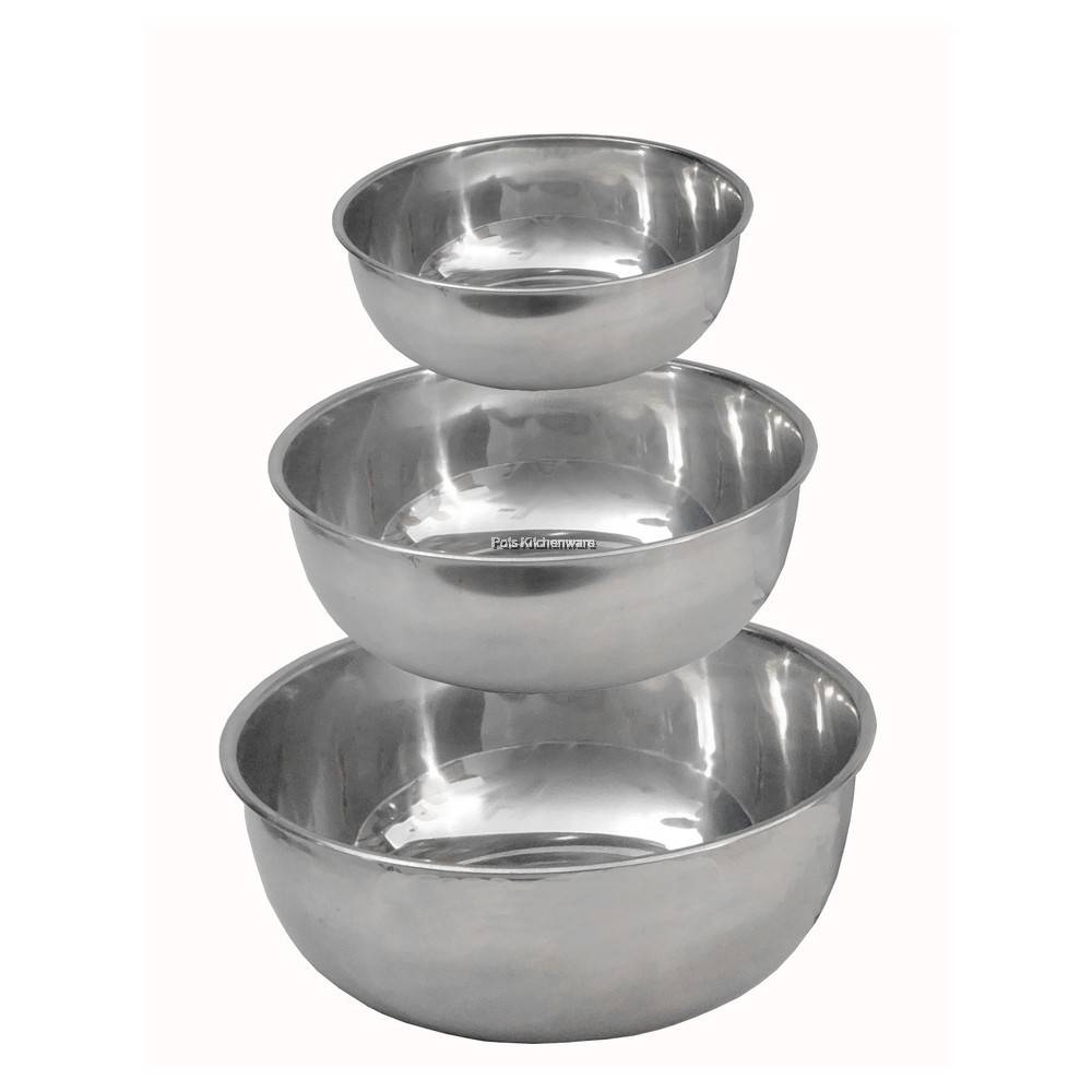 6pcs Stainless Steel Mini Small Dishes Vegetable Steaming Bowl Mangkuk ...