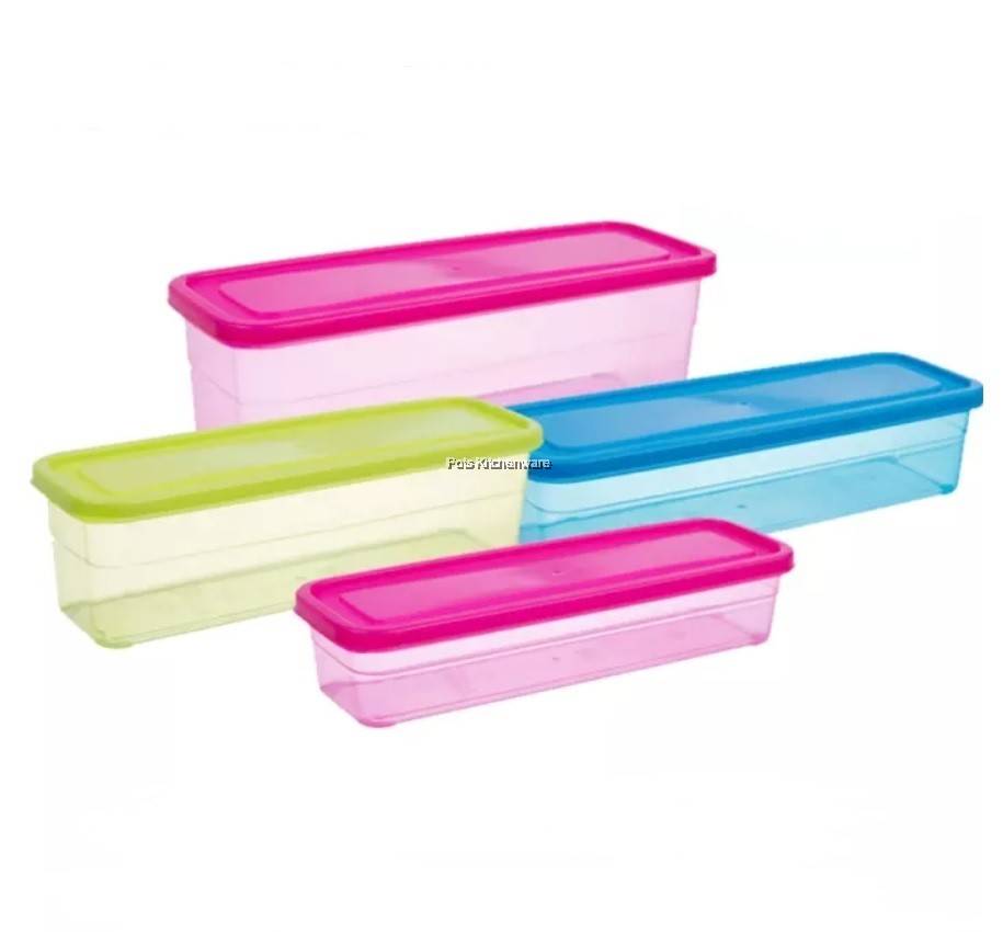 Century BPA Free Freezer Rectangle Container with Lid (0.9L/1.4L/1.8L/2 ...