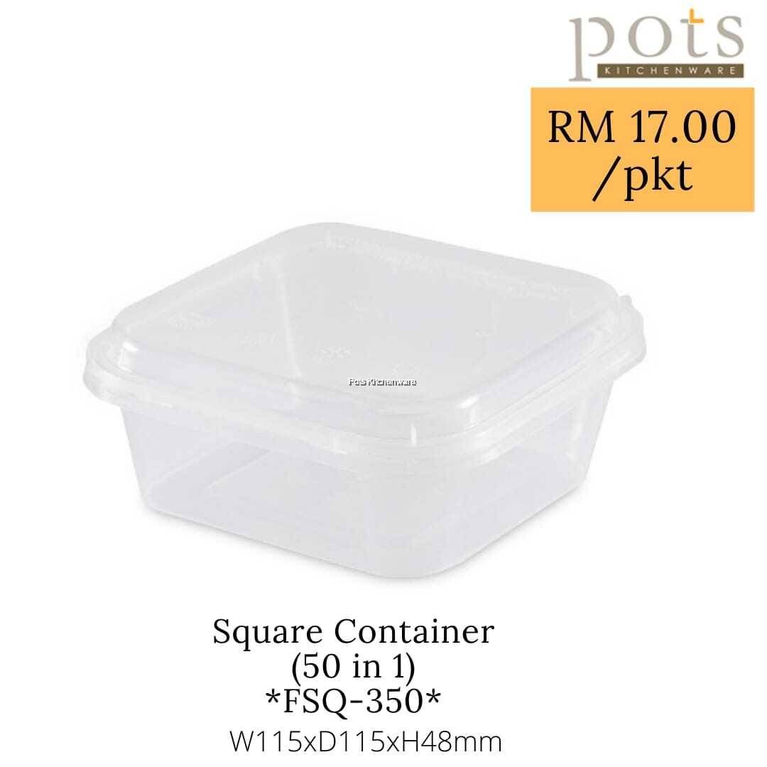 Felton BPA Free Plastic Round Rectangle Square Disposable Take Away ...