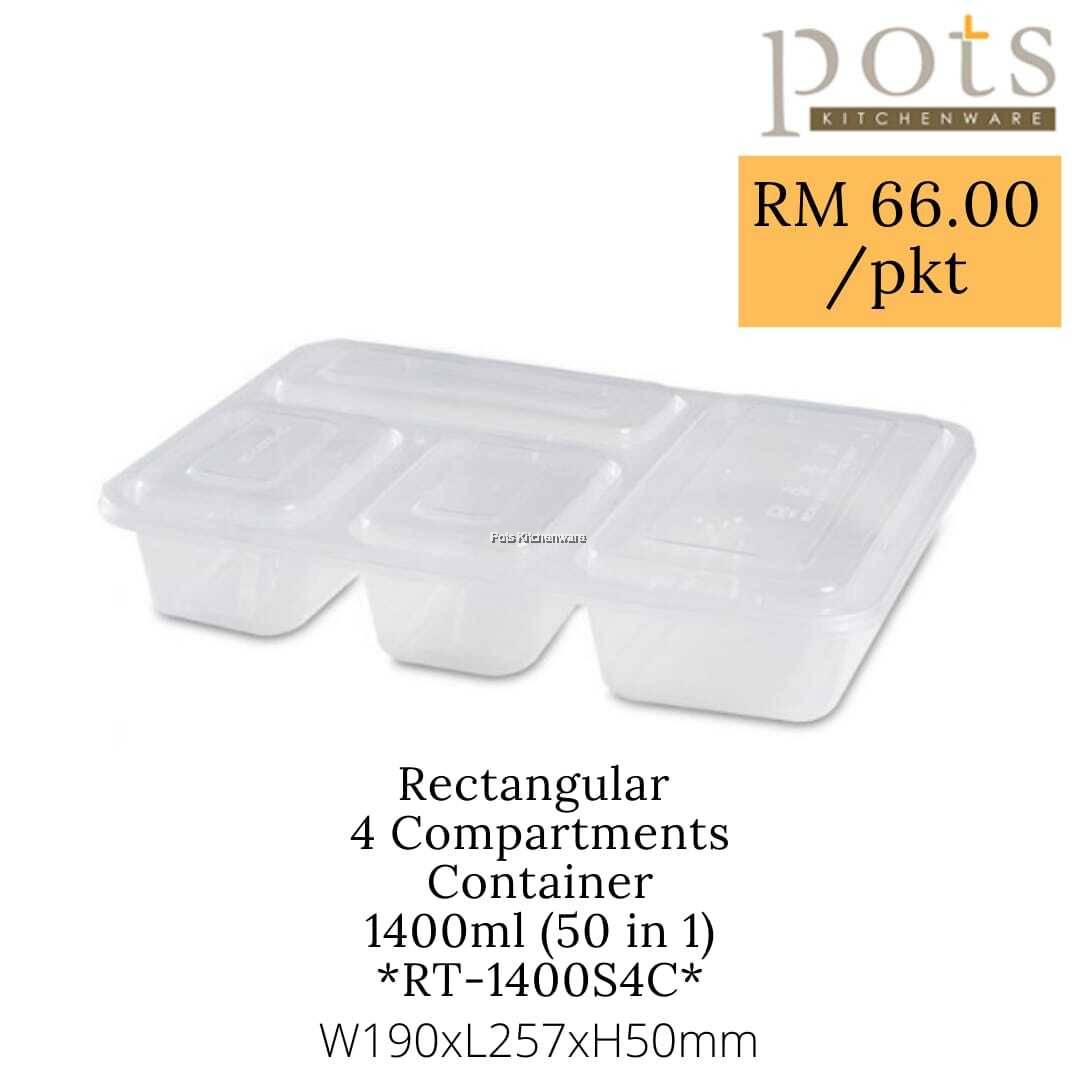 Felton BPA Free Plastic Round Rectangle Square Disposable Take Away ...