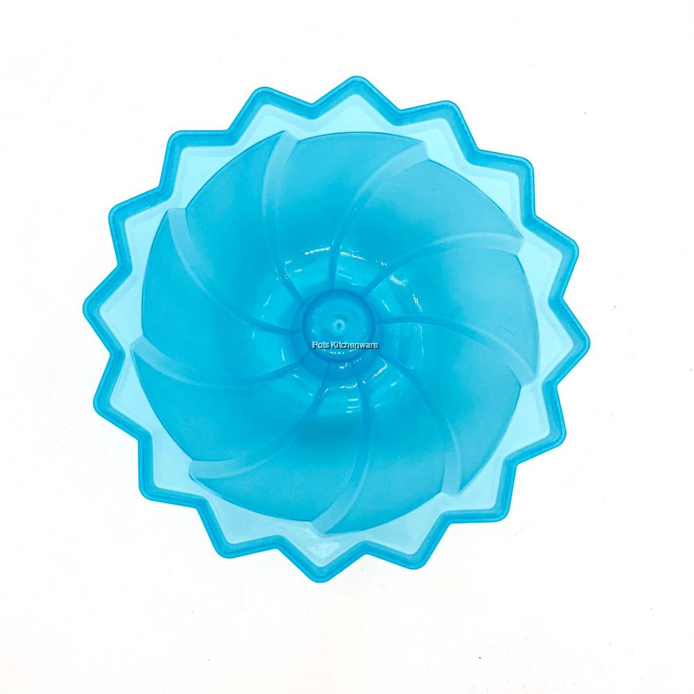 3pcs Spiral Flower Shape Plastic Jelly Cake Mold Pudding Mould Agar ...