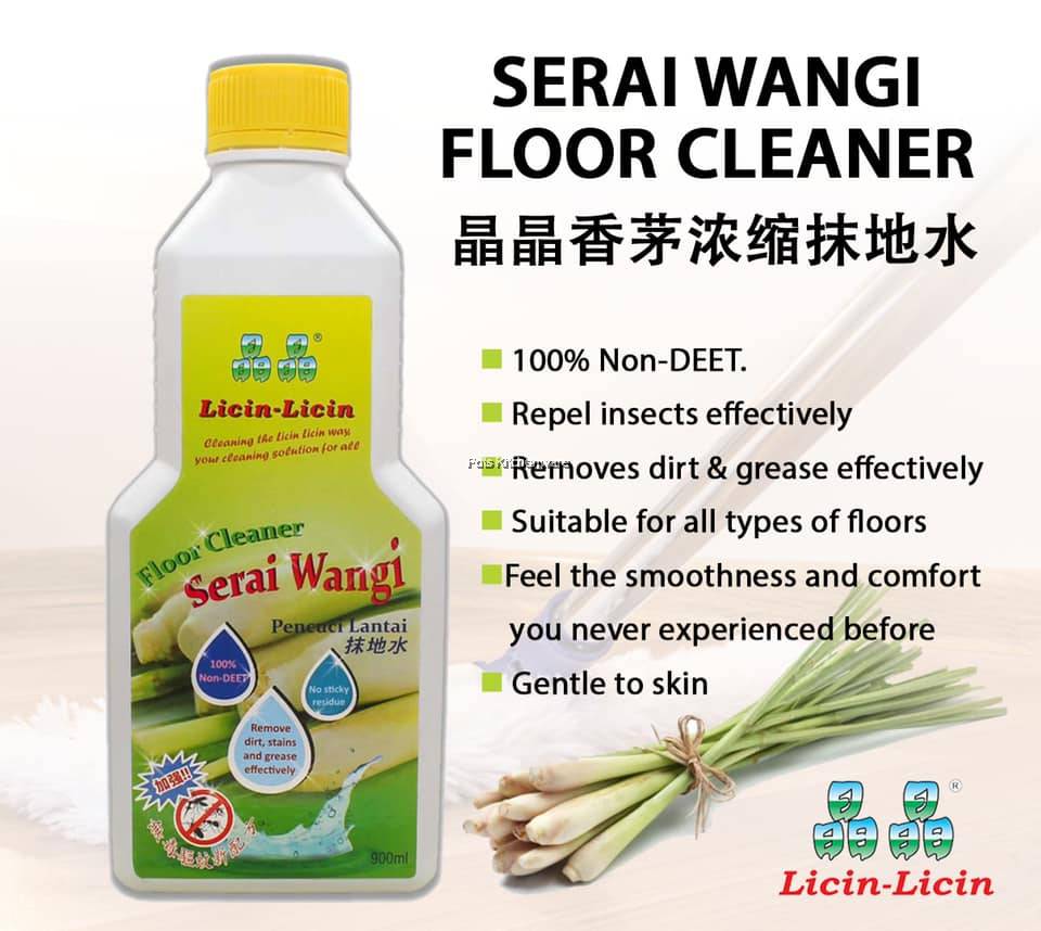 Licin-Licin Serai Wangi Natural Insect Repellent Stain Remover Floor ...