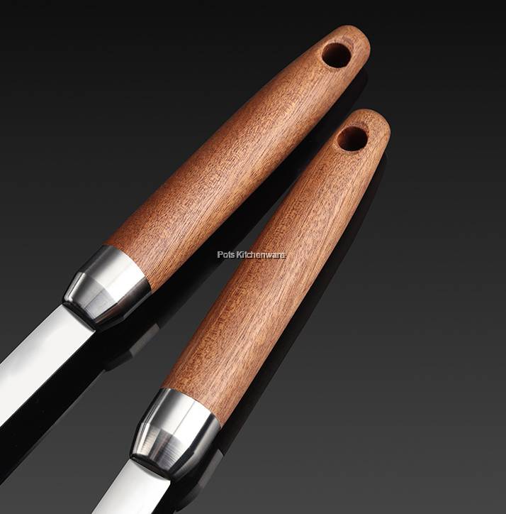 Toffi SUS304 Stainless Steel Silicone Asian Slotted Turner Ladle Asian ...