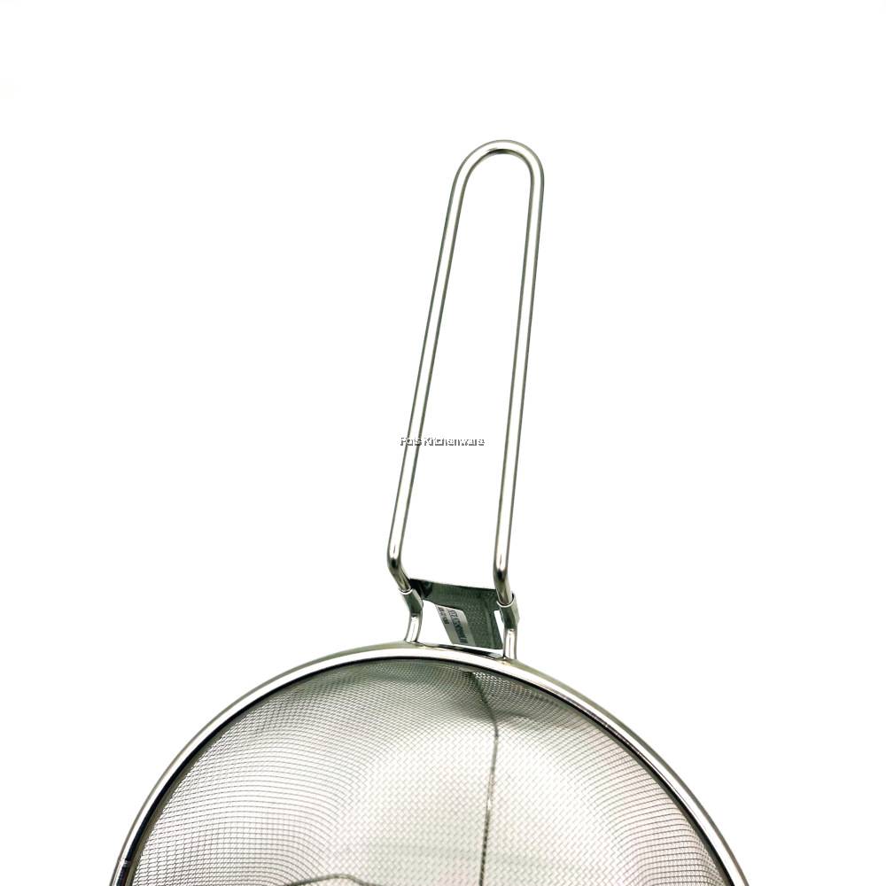 Stainless Steel Flat Bottom Deep Colander Strainer Wire Mesh with ...