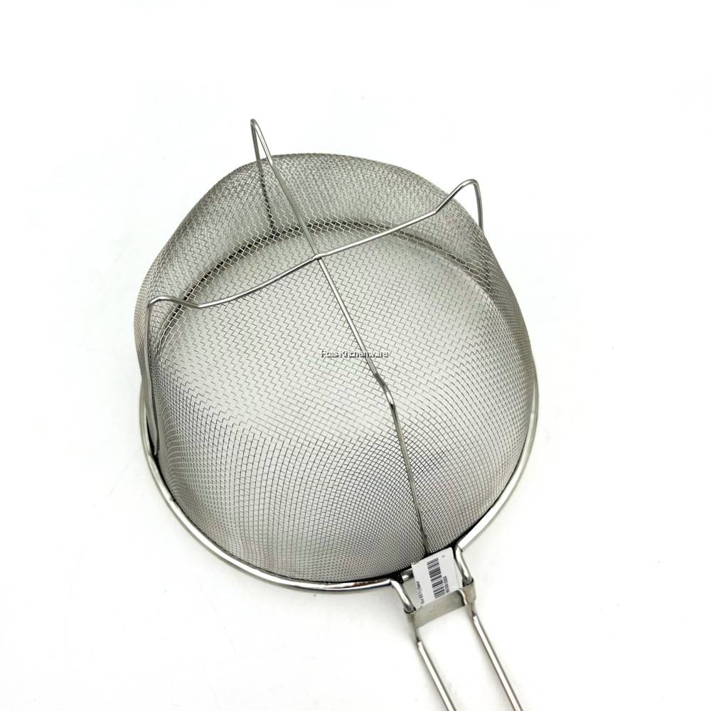 Stainless Steel Flat Bottom Deep Colander Strainer Wire Mesh with ...