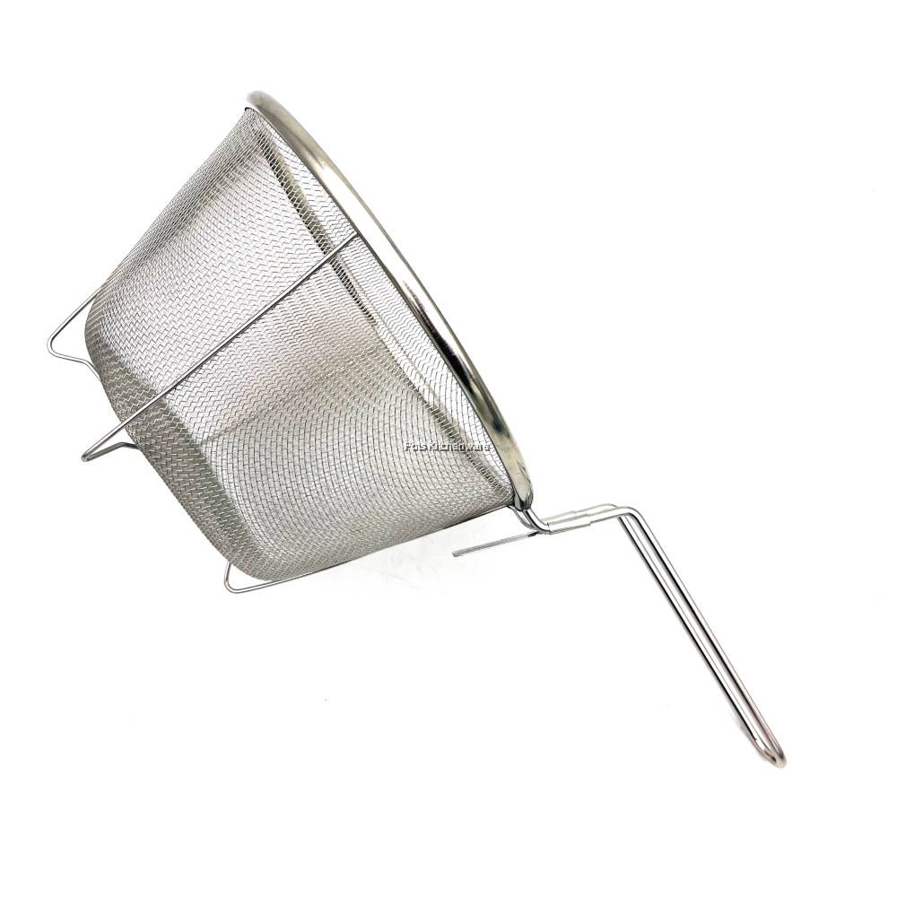 Stainless Steel Flat Bottom Deep Colander Strainer Wire Mesh with ...