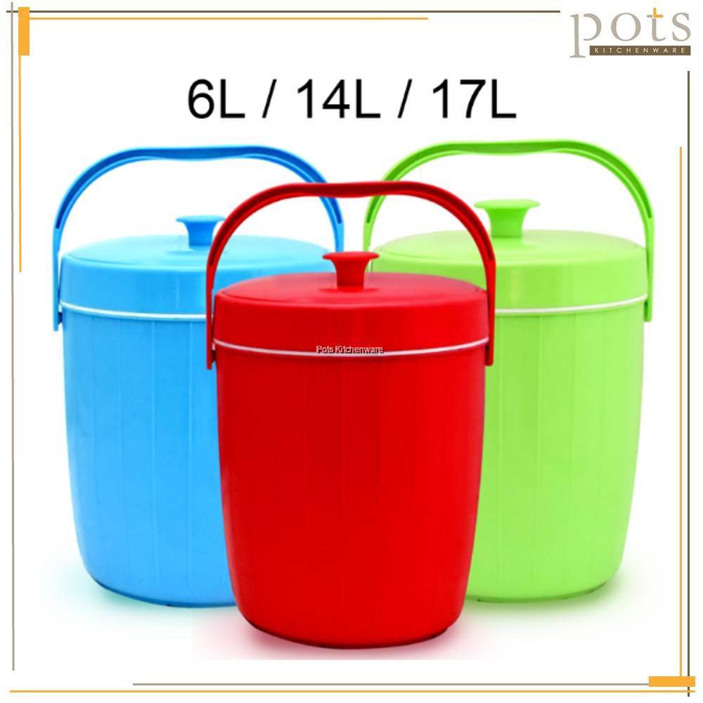 FREE LADLE Global Eagle Thermos Rice Ice Bucket with Lid Handle Termos ...