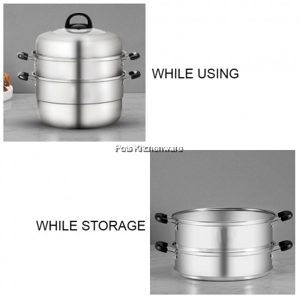 Stainless Steel SUS 304 High Quality Multi-function Steamer Steaming ...