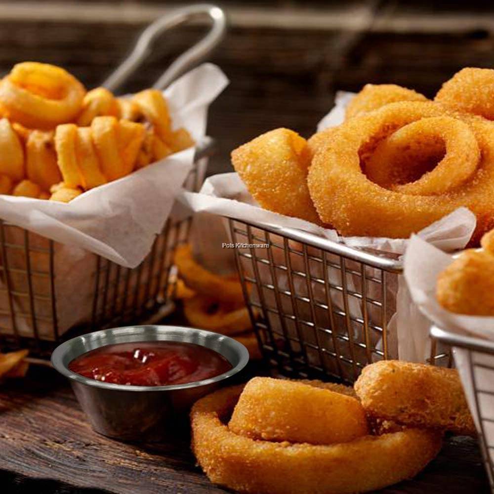 2pcs Toffi SUS304 Stainless Steel Dishes Bowl Condiment Sauce Plate ...