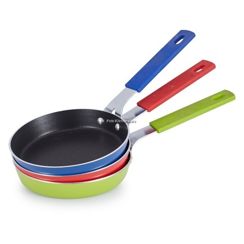 Non Stick Silicone Handle Mini Fry Egg Pan Pancake Pan Kuali Tak ...