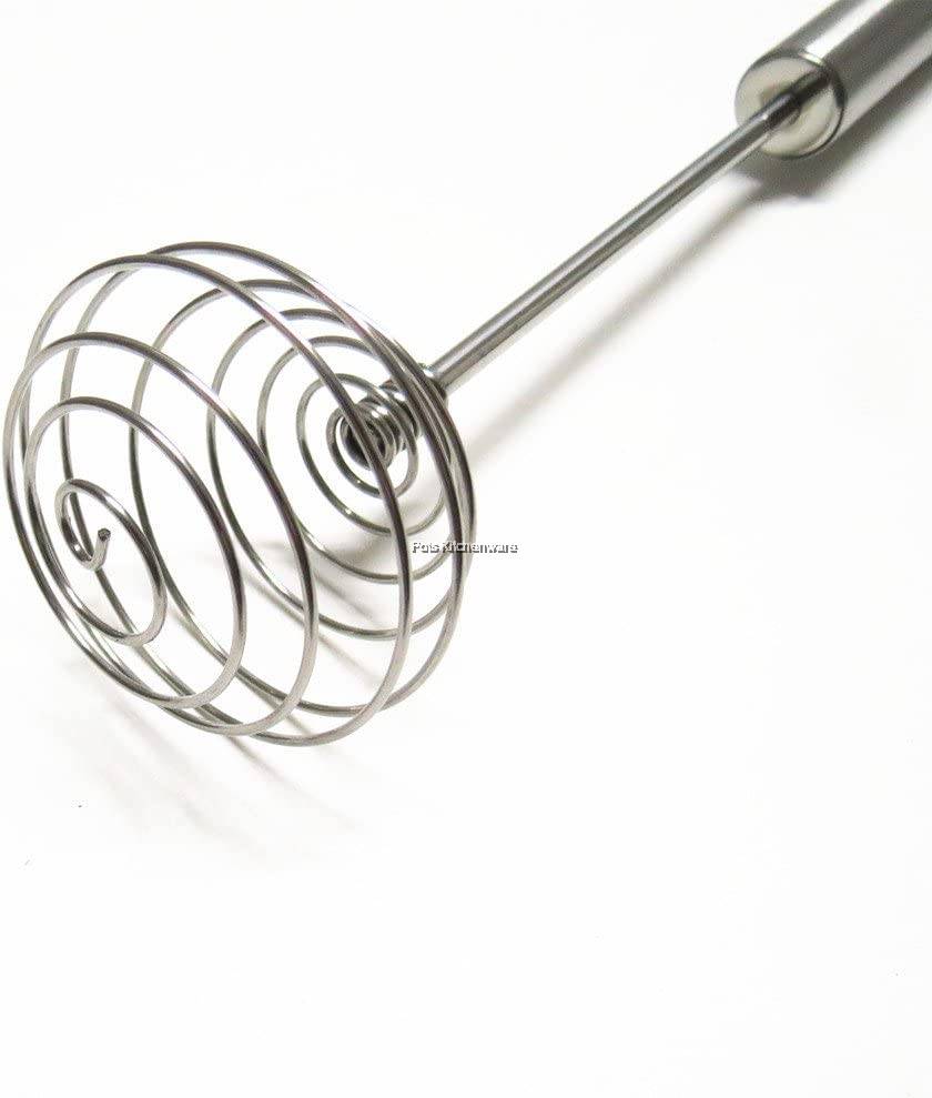 Stainless Steel Round Ball Coil Spring Egg Whisk Mixer Beater ...