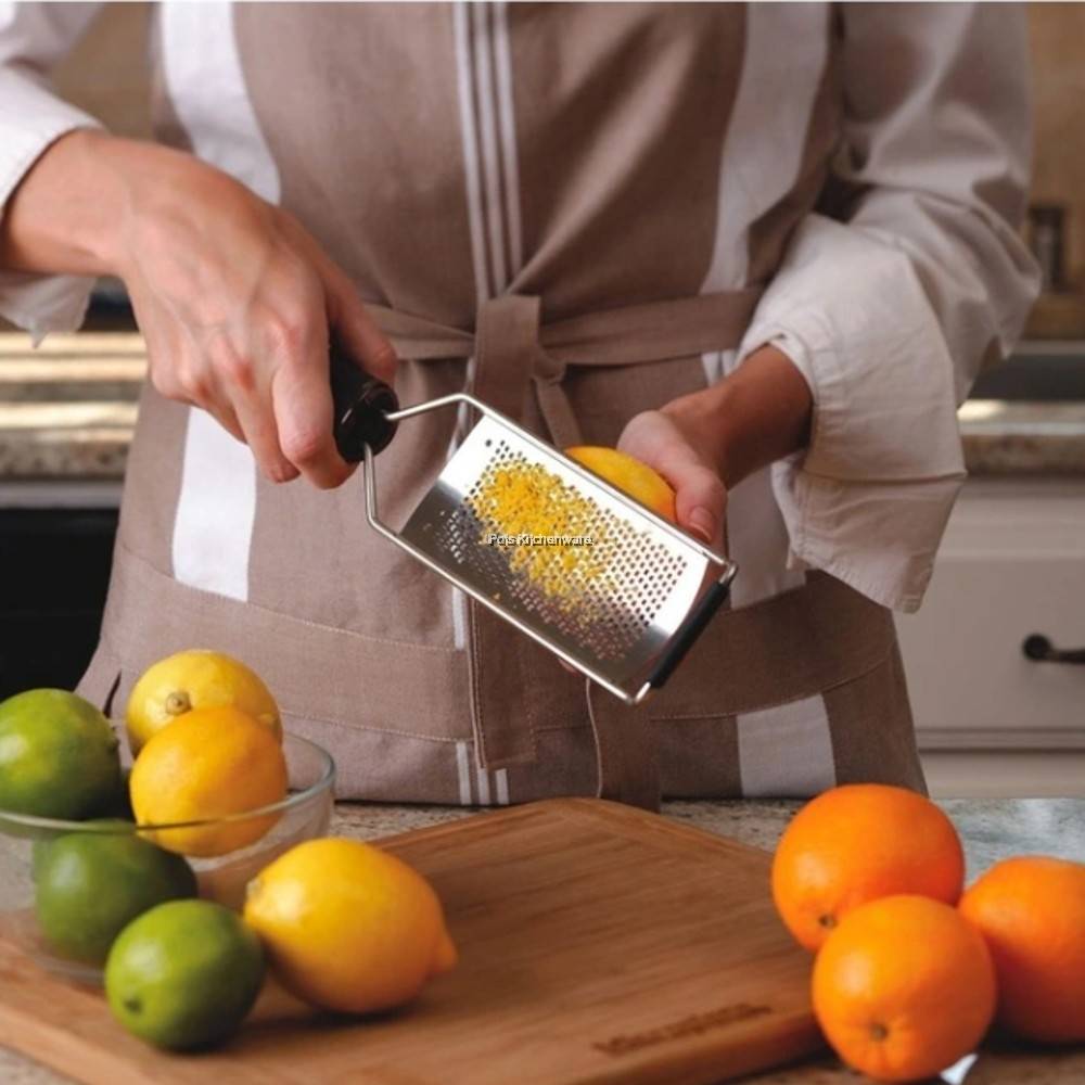 Stainless Steel 18/10 2in1 Long Cheese Grater Rust-Proof Potato Slicer ...