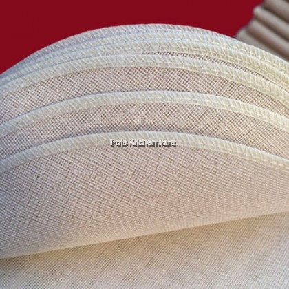 2pcs Round Non Stick Cotton Web Net Steaming Cloth Pad Kain Mengukus ...