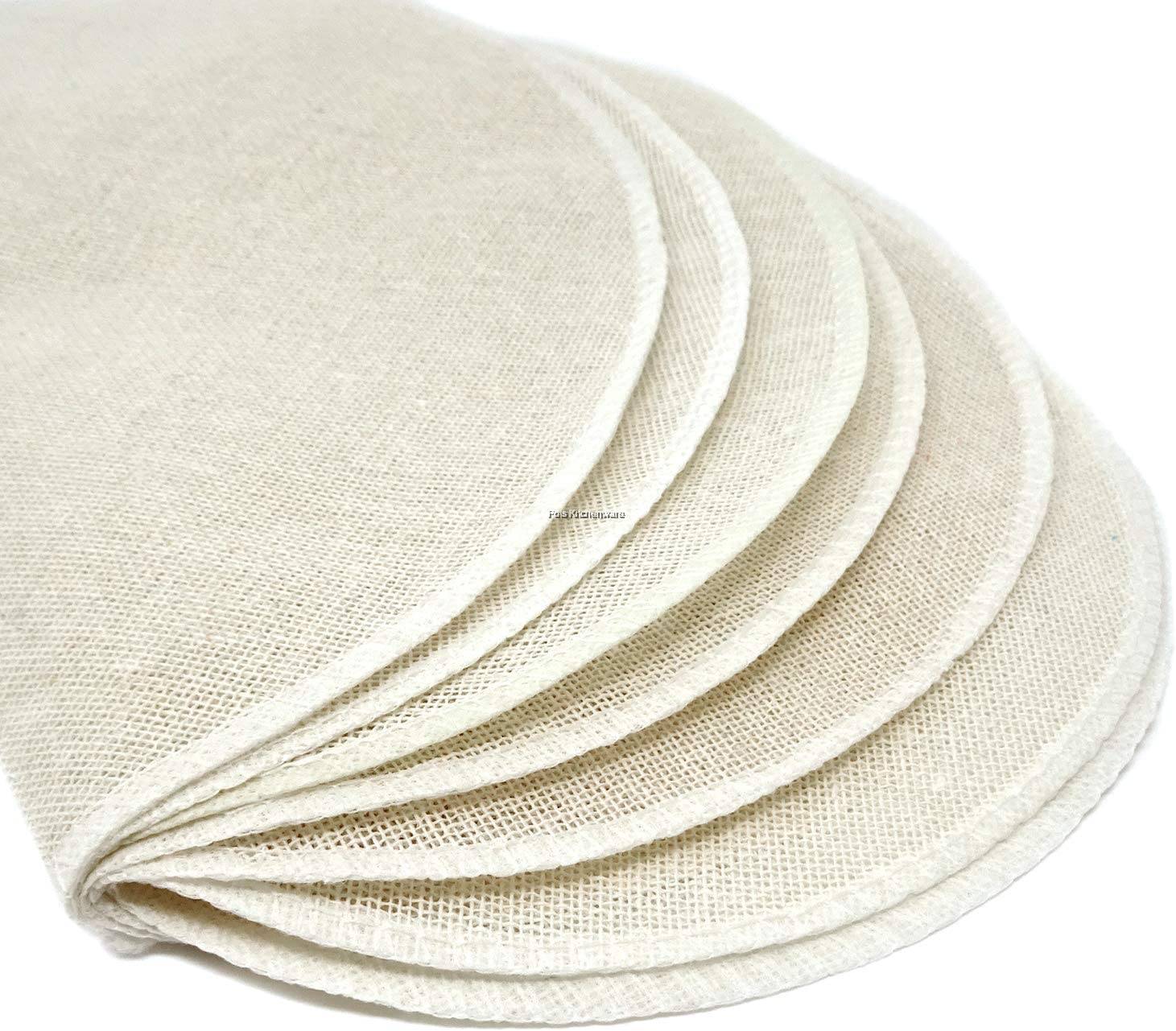 2pcs Round Non Stick Cotton Web Net Steaming Cloth Pad Kain Mengukus ...