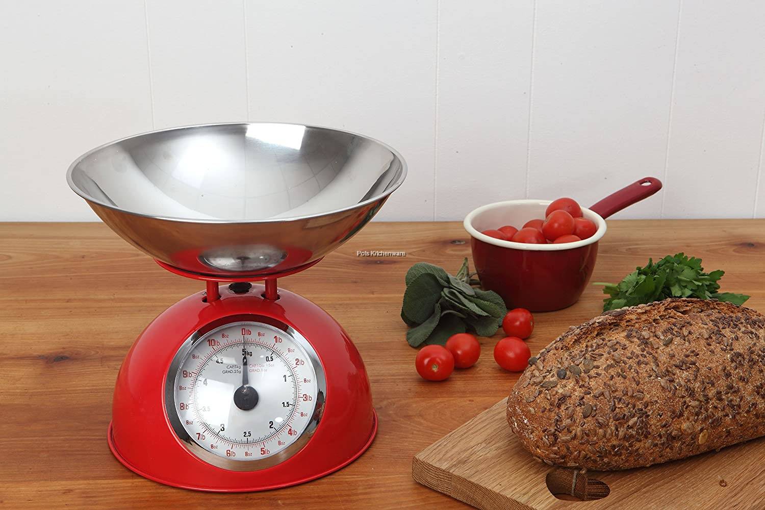 Camry 5kg Analogue Display Mechanical Dial Spring Scale Weighing Scale with 2L Bowl Penimbang ...