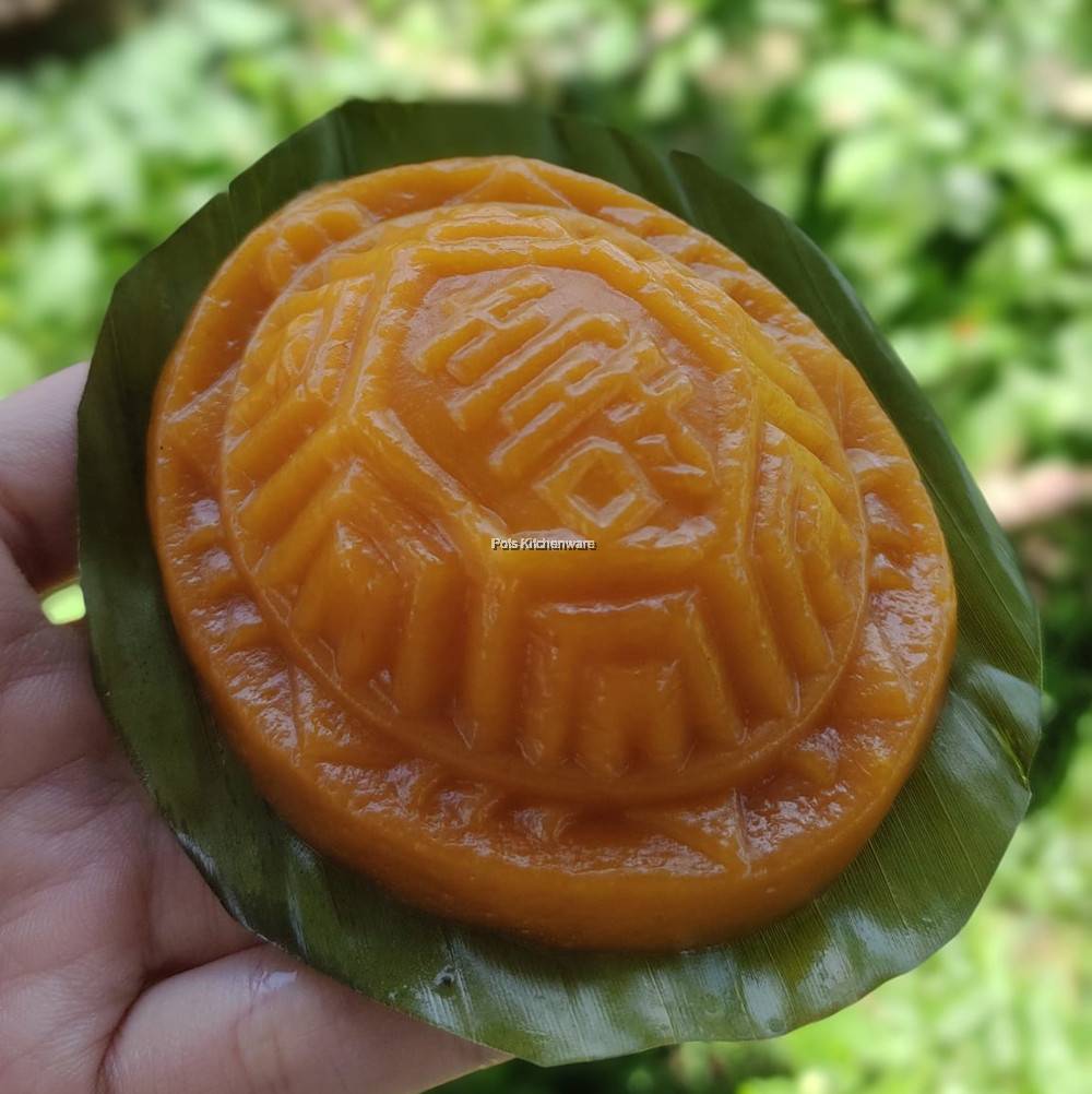 63g/75g 2 Stamps Plastic Ang Ku Kueh Maker Hand Press Mold Acuan Angku ...